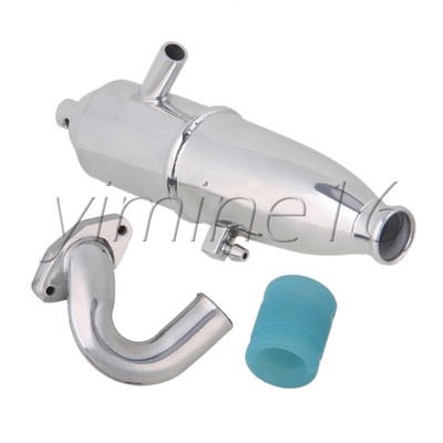 2X Exhaust Pipe Tubing Upgrade Part for RC Remote Control Model Car 1: ...