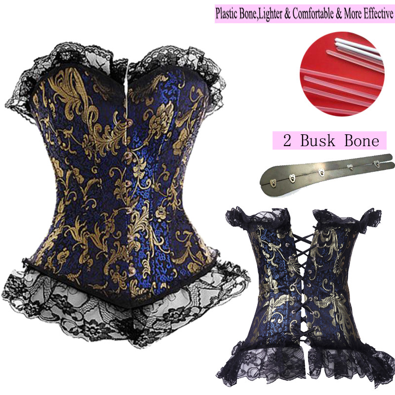 Women Sexy Burlesque Bustier Moulin Rouge FANCY DRESS Party Costume ...
