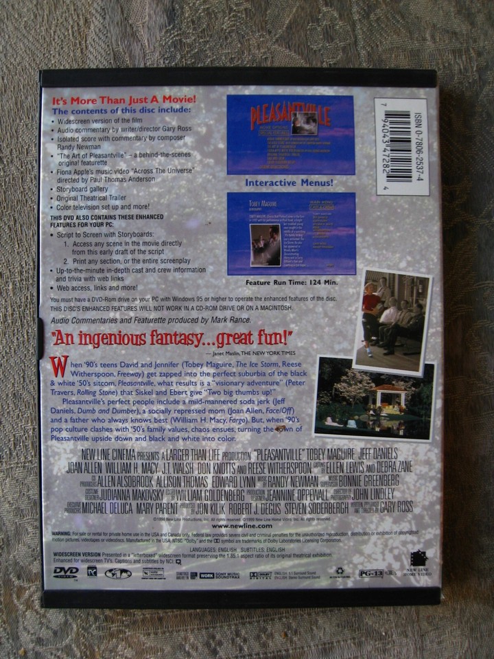 Pleasantville (Snap Case) - DVD | eBay