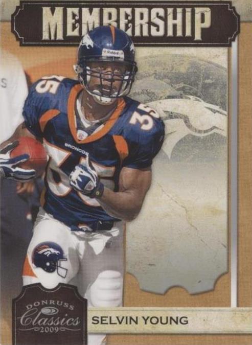 2009 Donruss Classics - Membership Selvin Young #22 Silver /250 for ...