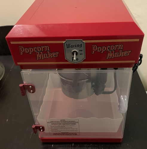 Waring Pro (WPM25) Professional 8 cup 300 Watt Popcorn Maker 11" x 11.5 ...