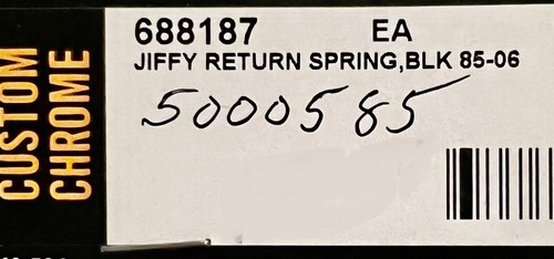 Custom Chrome - 688187 - Kickstand Spring for sale online | eBay