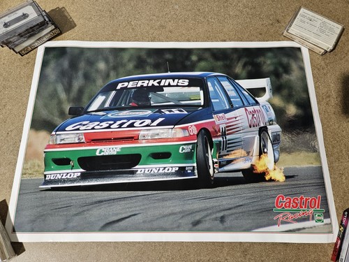 HOLDEN VP COMMODORE POSTER, PERKINS 1993 POSTER, VINTAGE CASTROL RACING ...