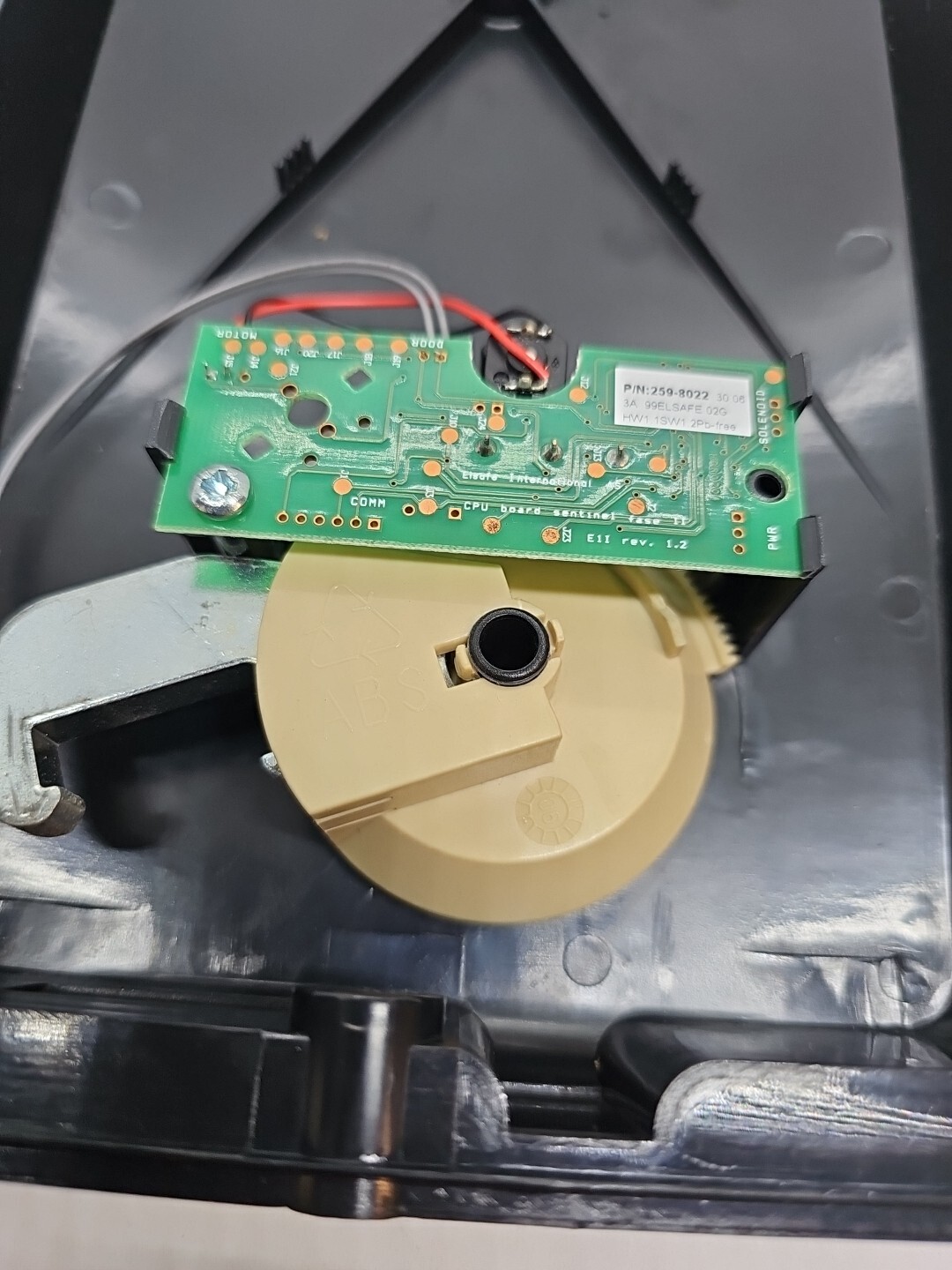 Assa Abloy Elsafe Sentinel back cover W/ Board 259-8022 & Motor Parts ...