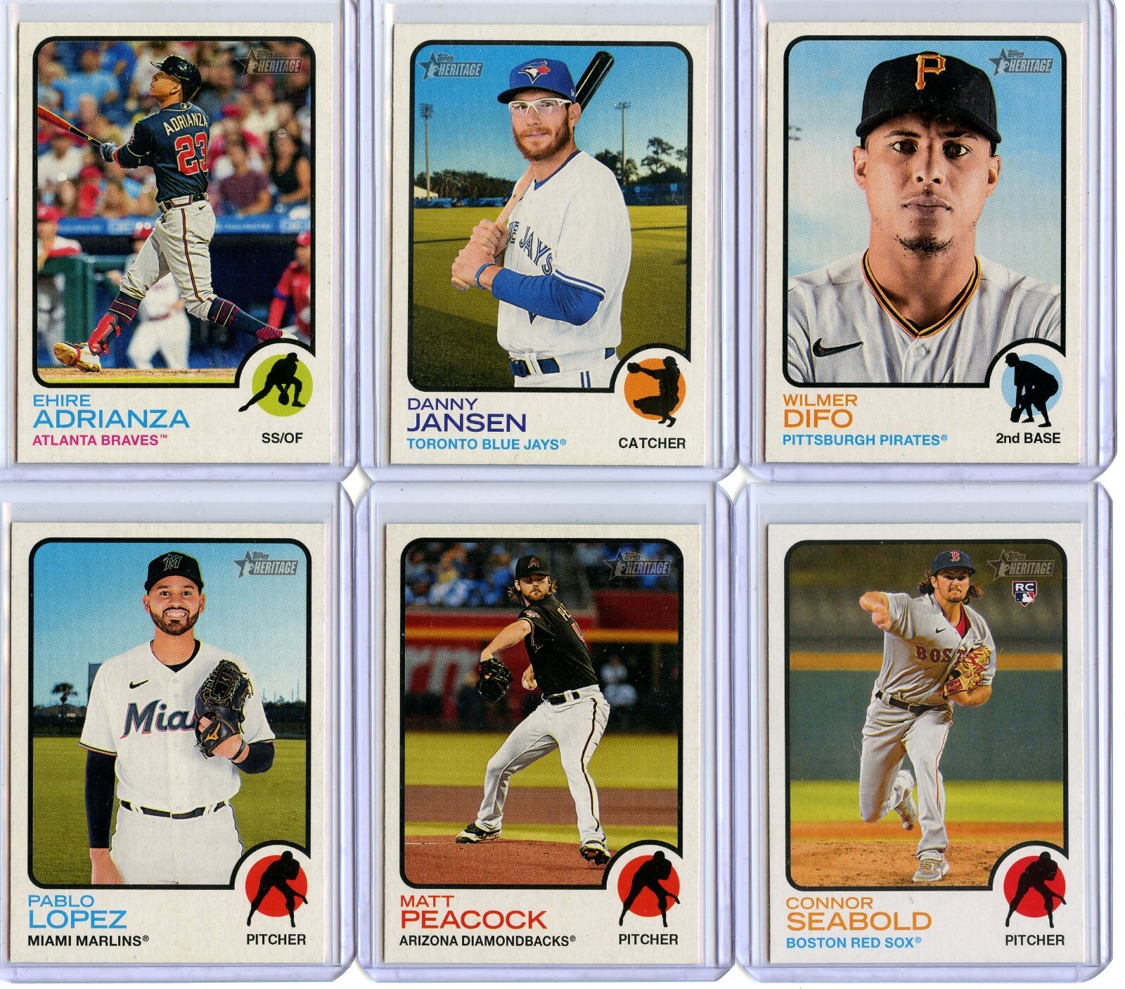 2022 Topps Heritage SP Baseball Complete Your Set (#401-500 / 701-725 ...