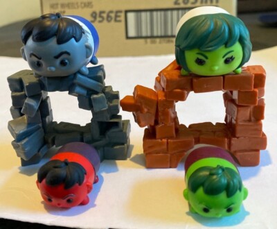 MARVEL TSUM TSUM LOT, GRAY, RED, GREEN HULK, & SHE HULK | eBay