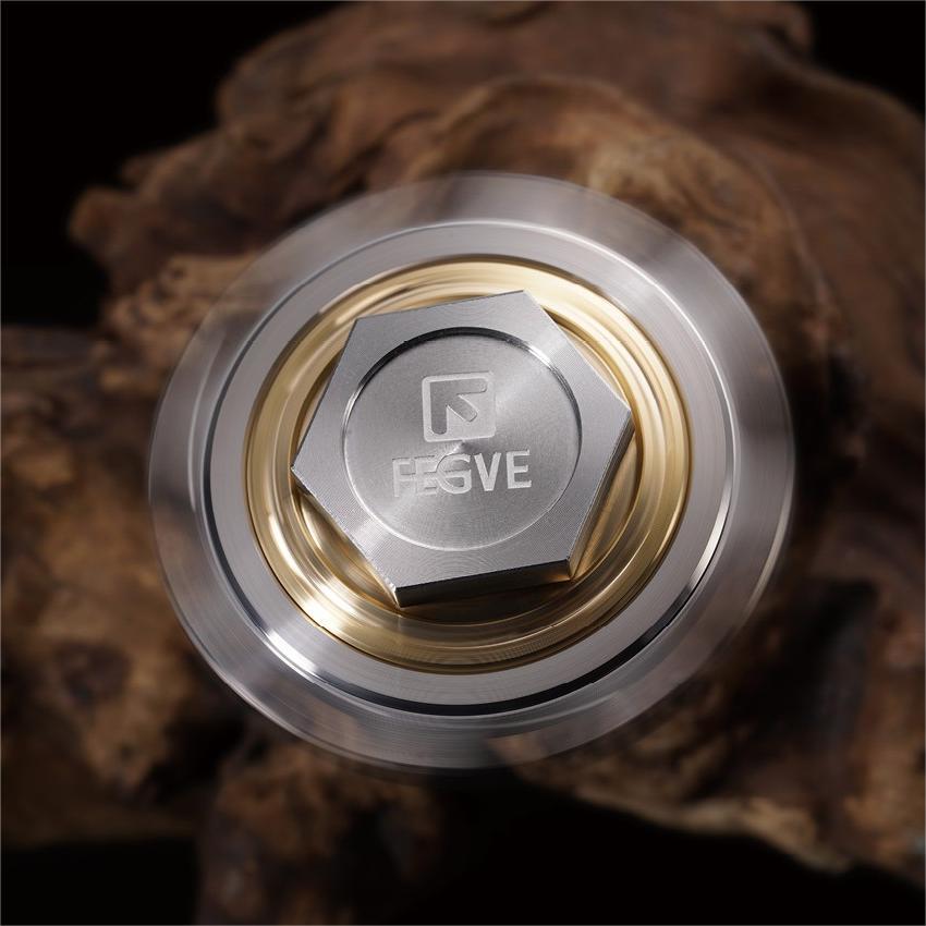 Titanium Brass Stainless Steel Fidget Spinner Kids Adult Fidget Toy EDC ...