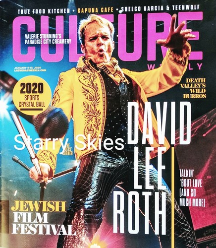 DAVID LEE ROTH COVER 2020 LAS VEGAS MAGAZINE ENTERTAINMENT INSERT | eBay
