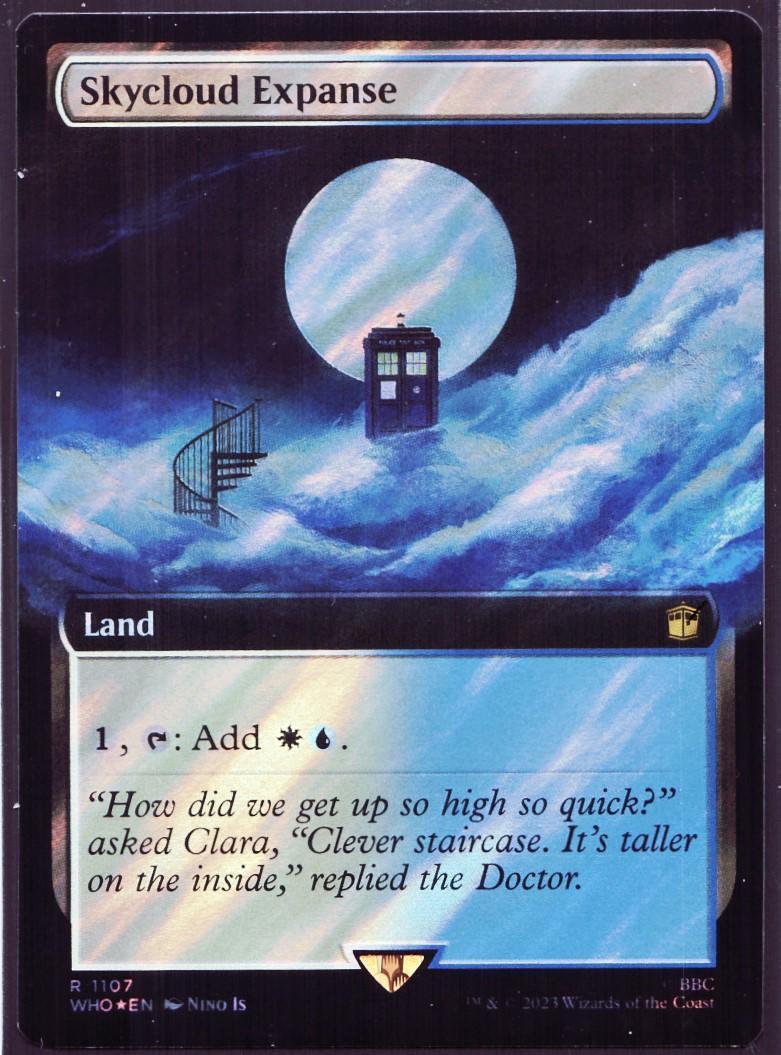 Skycloud Expanse - 1107 Extended - Surge Foil - MTG Doctor Who | eBay