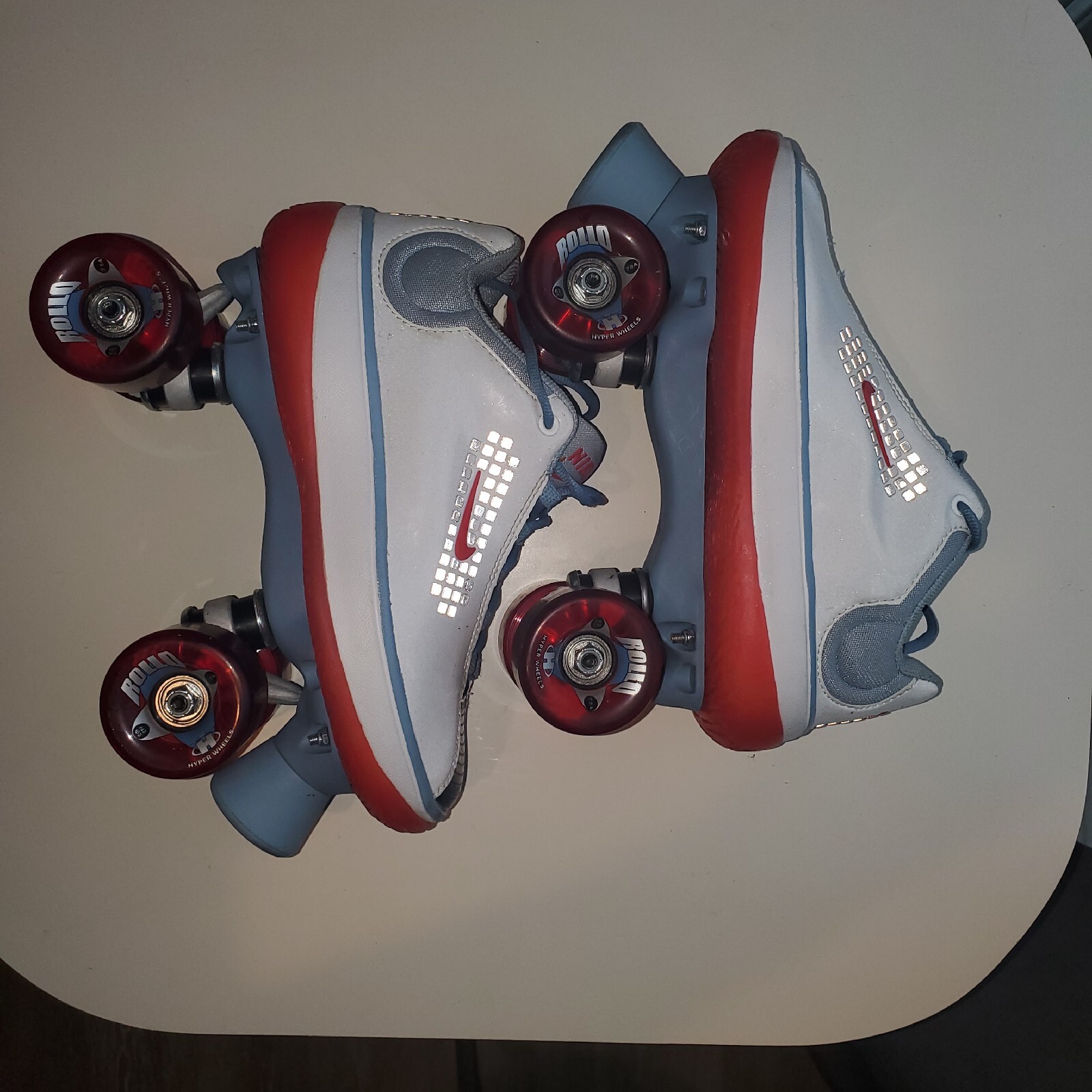 Vintage Retro NIKE Beachcomber Derby Roller Skates Rollo Hyper Wheels ...