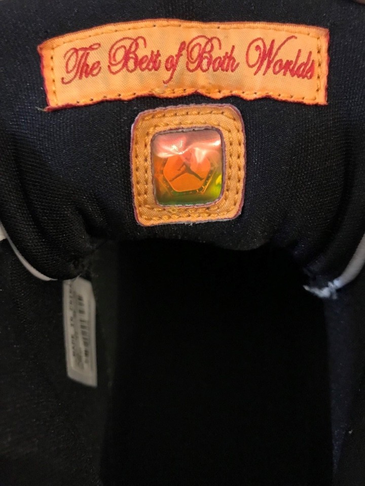 Jordan AJF 12 Retro 2008 Best Of Two Worlds White/Black/Taxi 317742-101 Sz 12 | eBay