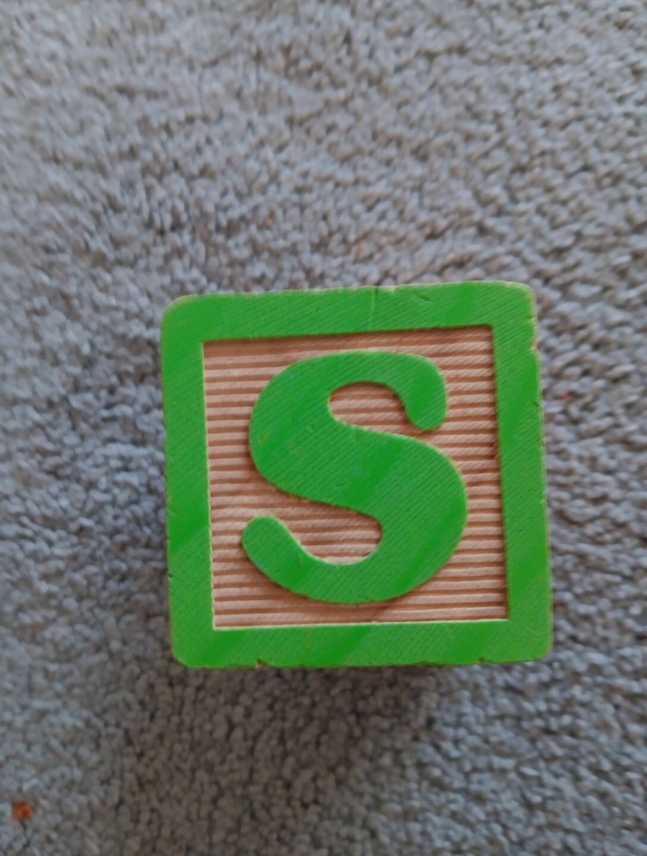 S Block Letter