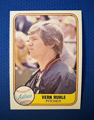 1981 FLEER #53 VERN RUHLE HOUSTON ASTROS NM-MT or BETTER 67 WINS ...