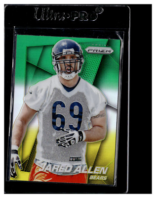 2014 Panini Prizm #113 Jared Allen Neon Green Yellow | eBay