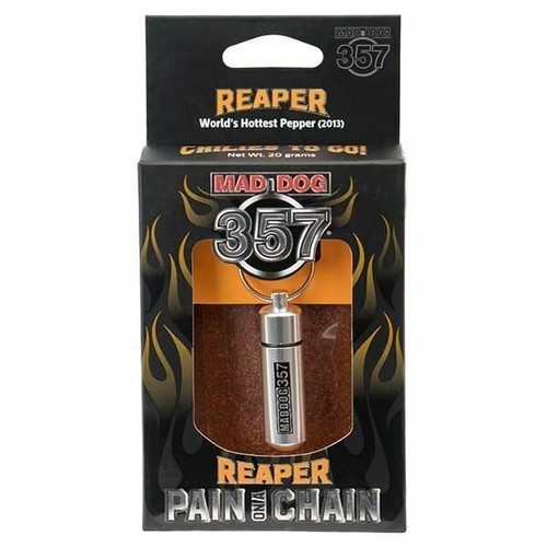 Mad Dog 357 Pain On A Chain Reaper, The World's Hottest Pepper | eBay