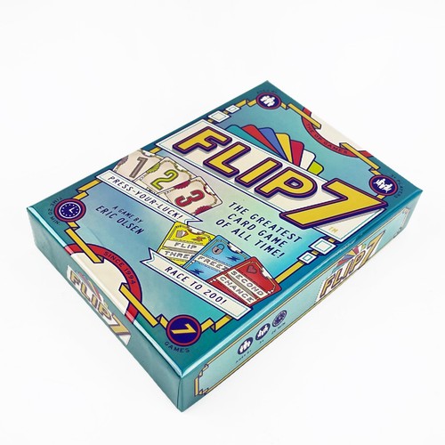 Flip 7 Board Game Card Games Entertaining Strategic Tabletop for Family Have Fun | eBay UK
