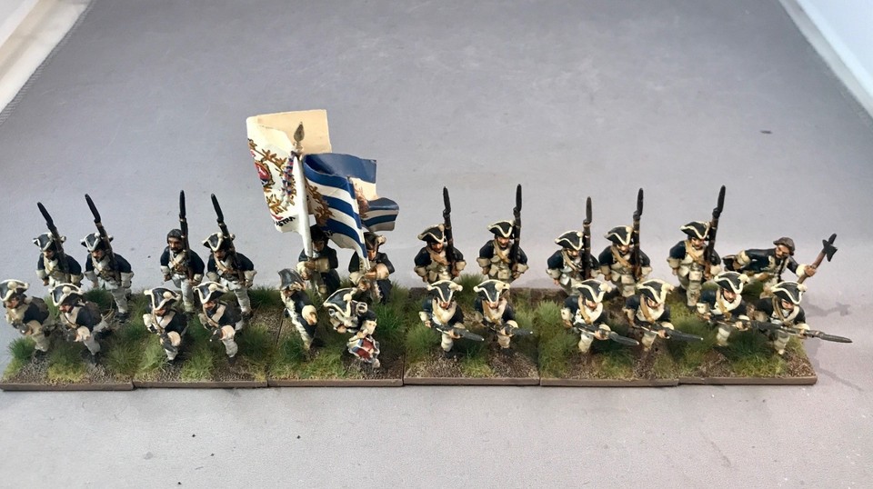 28MM SEVEN YEARS WAR REICHSARMEE KUR KOLN LEIB REGT BATTALION PAINTED ...