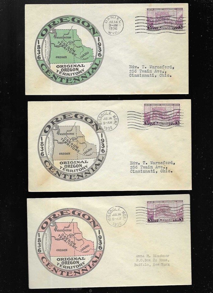 US FDC FIRST DAY COVER # 783 OREGON COLLECTION LOT OF 26 | eBay