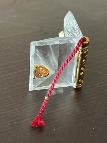 Swarovski Diary Book Crystal Memories Book Gold Red Tassel Bookmark | eBay