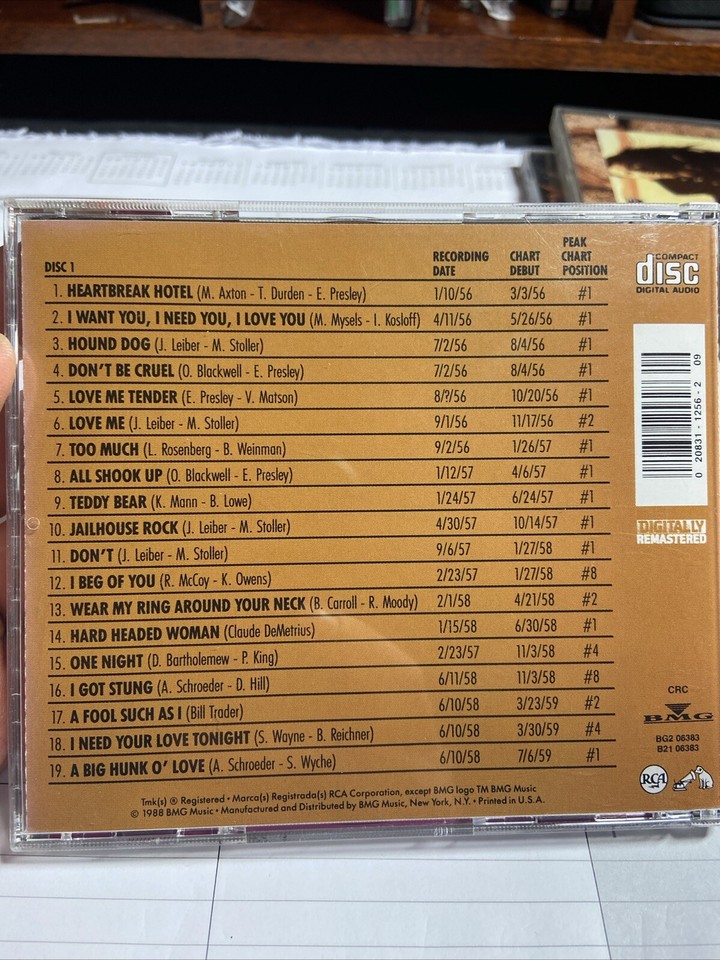 Elvis Presley The Top Ten Hits 2 CD SET 38 Top Ten Hits! | eBay