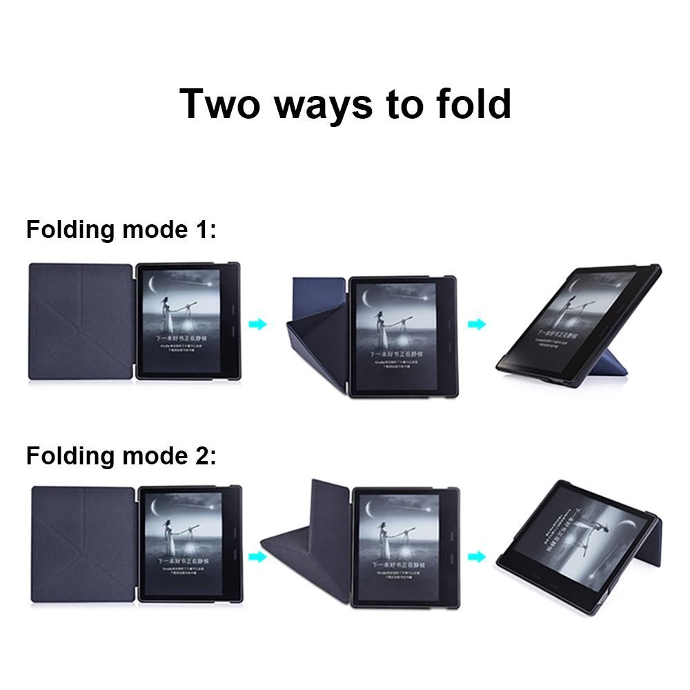 PU Leather Smart Cover 7 inch eReader Shell for Kindle Oasis 2/3 ...