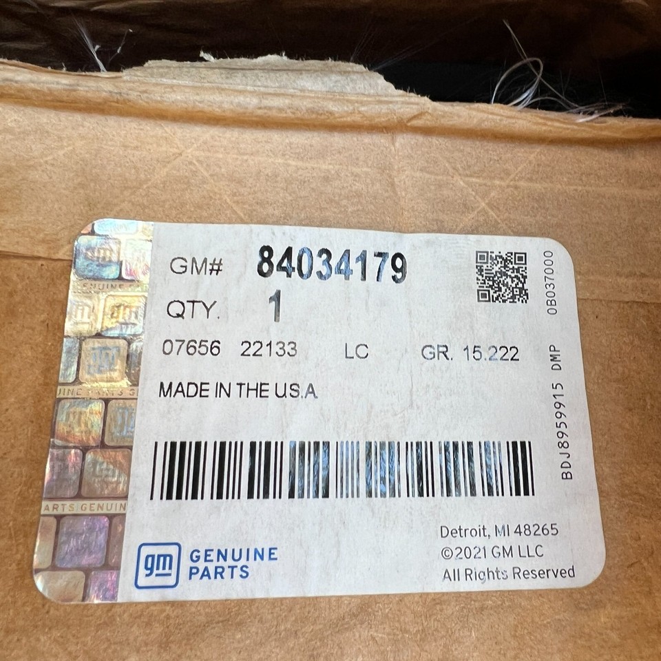 GM All Weather Cargo Area Mat - 84034179 - Fits Chevrolet Malibu 2016 ...