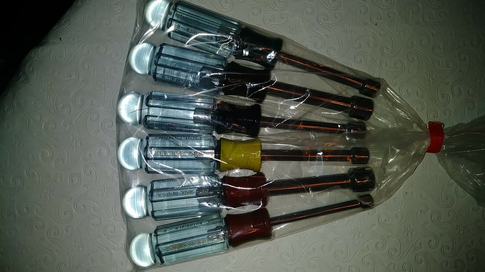 Craftsman USA 12 pcs Nut Driver Set SAE MM Metric NEW w/Zipper Case | eBay