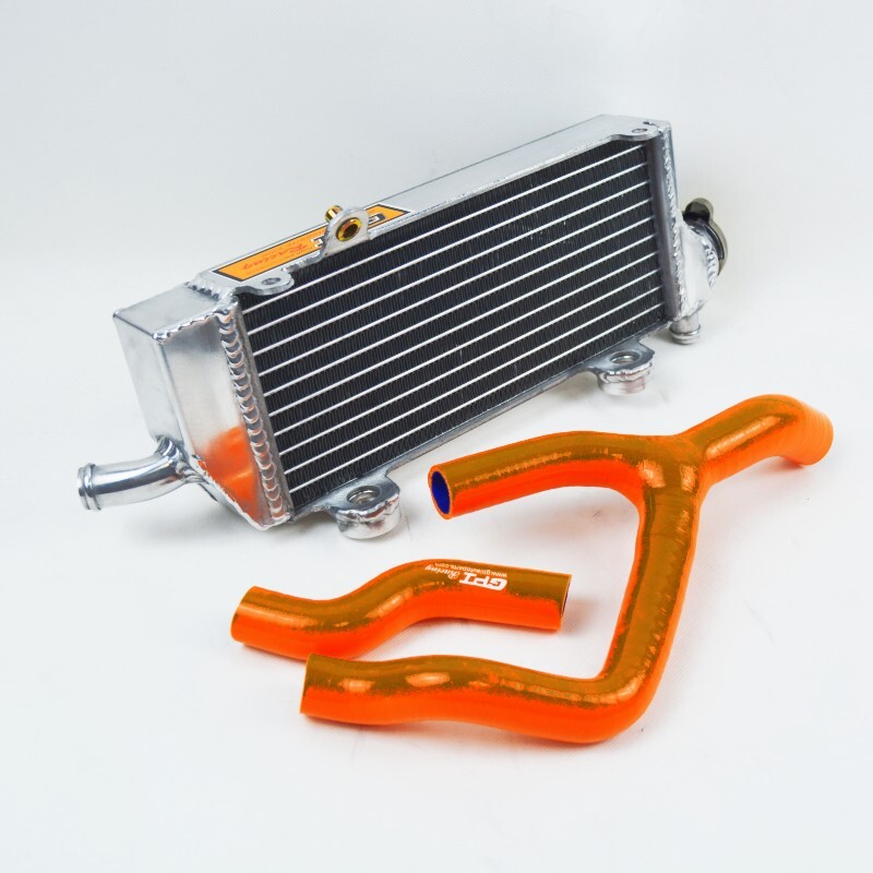 Aluminum Radiator Hose For 2013-2015 KTM 250/350/450 SXF/SX-F/XC-F/XCF ...