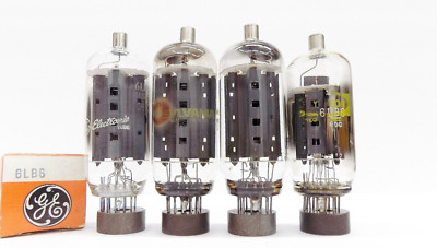 4 Tested Vintage Mixed Brands 6LB6 Audio Vacuum Tubes......1 N.O.S ...