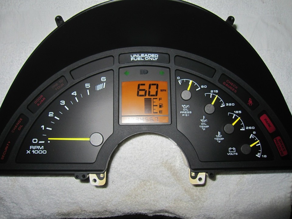 1995 Corvette C4 digital Analog dash instrument cluster Rebuilt 1995 LT ...