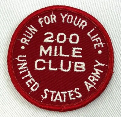 US Army 200 Mile Club Patch | eBay