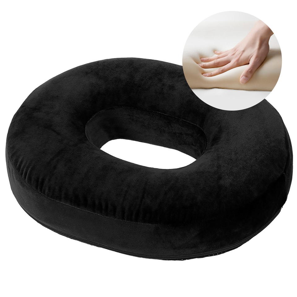 Donut Pillow Seat Cushion Tailbone Pain Relief Cushion for Office Home ...