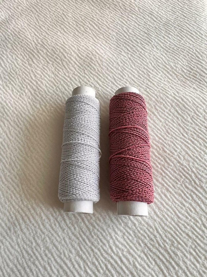 SHIRRING SHEARING ELASTIC THREAD 20 METRE SPOOLS PACK OF 2 REELS SEWING ...