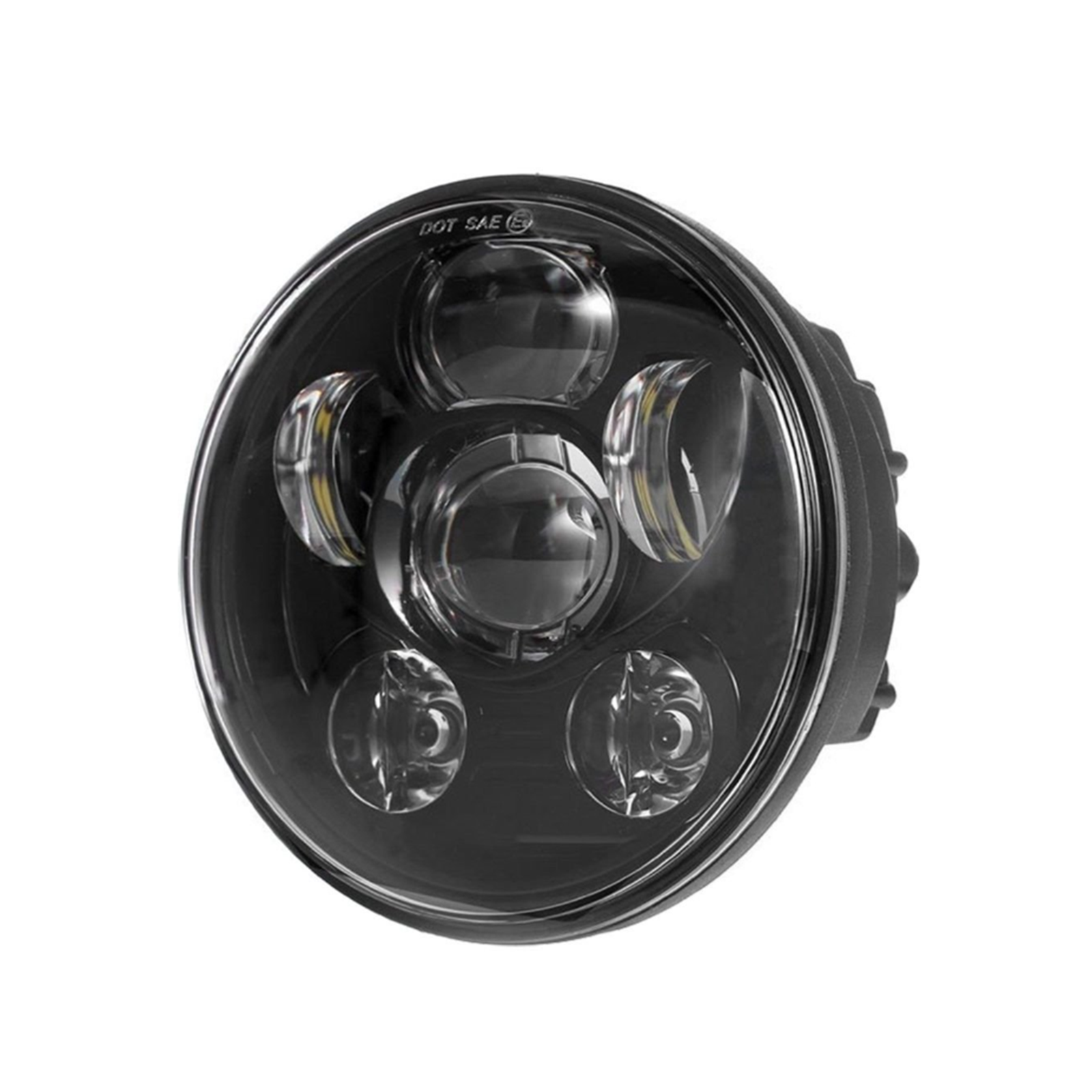 Motorcycle 5.75" LED DAYMAKER headlight Harley XL DYNA FLSTS FXSTS ...
