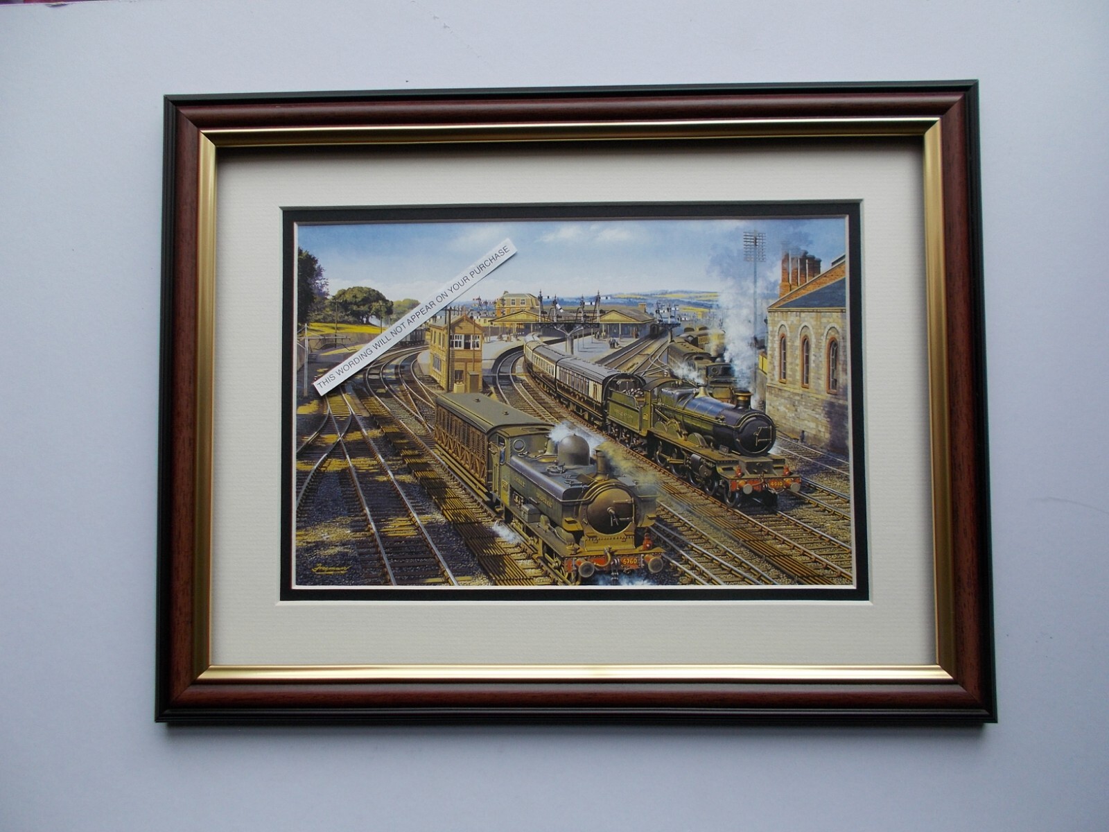 RAILWAY PRINT BY BARRY FREEMAN FRAMED (X) | eBay