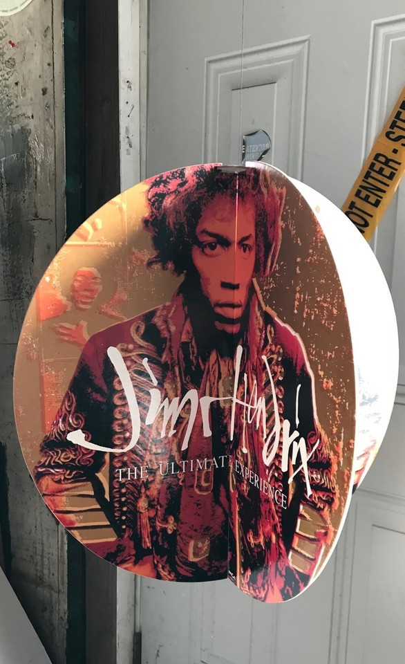 Jimi Hendrix 1983 Record Store Promotional Hanging Sign | eBay