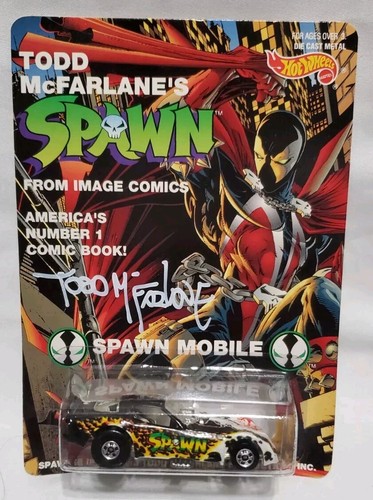 SDCC Hot Wheels Spawn Mobile Funny Car Todd McFarlane Autographed....RARE | eBay
