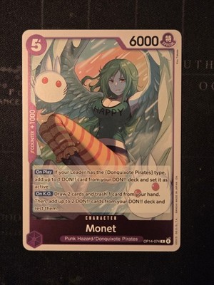 Monet Foil OP14-074 The Azure Sea's Seven One Piece | eBay