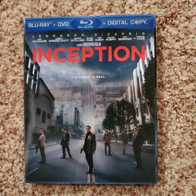 Inception (Blu-ray/DVD, 2010, 2-Disc Set) No Digital Code 883929106646 ...