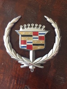 VINTAGE CADILLAC HOOD EMBLEM 1980s | eBay