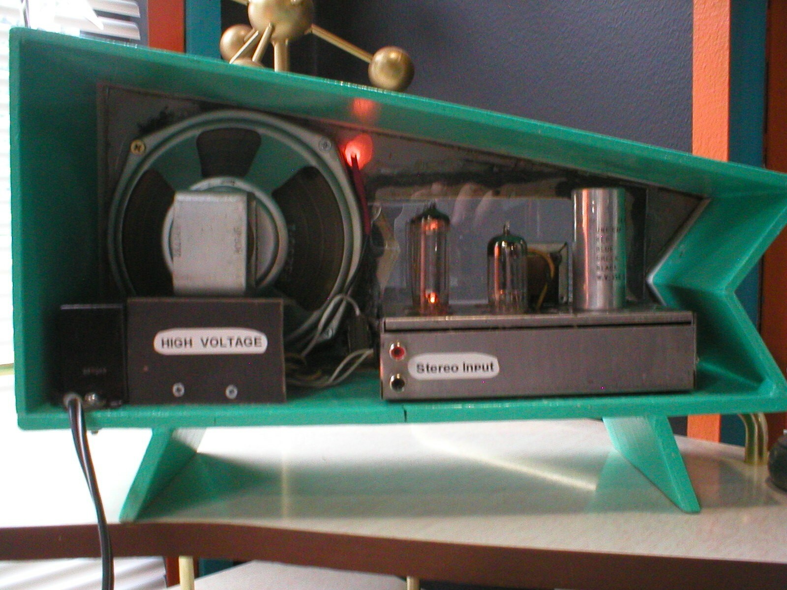 Vintage Tube Amplier Repurposed CBS 12AX7 + 2x 50C5's Push Pull ...