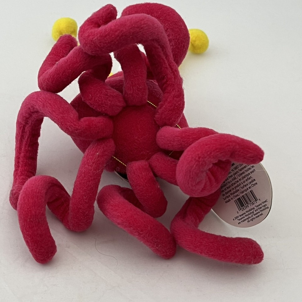 2004 Gund Sesame Street Yup Yup Yip Yip Martian Small Pink Plush Tags ...