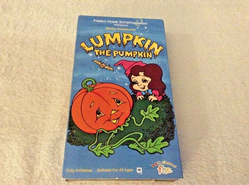 LUMPKIN THE PUMPKIN VHS 1991 Animated CARTOON Bobby Goldsboro GOOD Rare ...