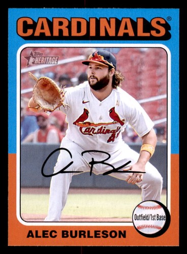 2024 Topps Heritage #139 Alec Burleson St. Louis Cardinals | eBay