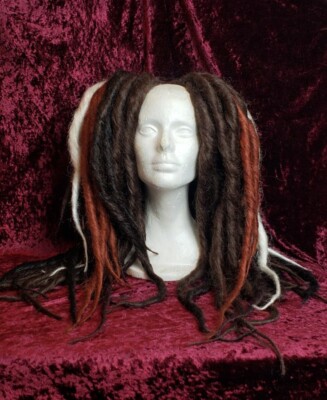 Handmade custom Gothic Steampunk Clubbing Ponytail Dreadlocks Y2K Style ...