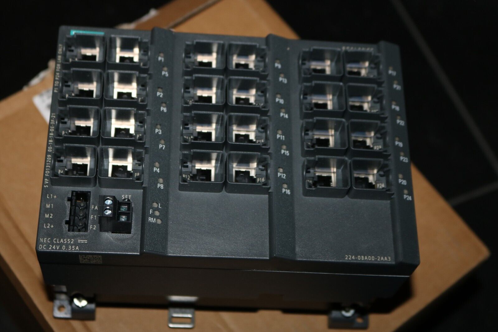 SIEMENS SCALANCE X224 6GK5224-0BA00-2AA3 6GK5 224-0BA00-2AA3 PLC ...