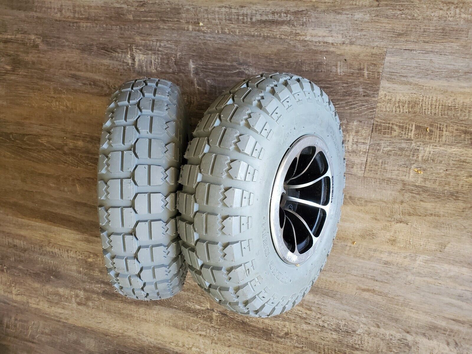 14"x4" Flat-Free Drive Wheel Assembly for the Jazzy 1450 & Quantum ...