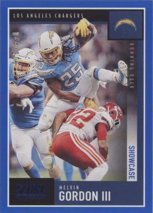 2020 Score - Melvin Gordon #148 Showcase /100 for sale online | eBay