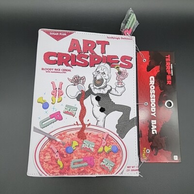 Terrifier Crossbody Bag Purse Art Crispies Cereal Clown Killer Bloody ...