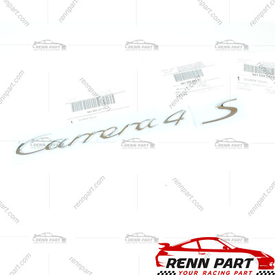 Genuine Porsche 991 "Carrera 4S" Emblem Script Logo 2012.5-2019 911 ...